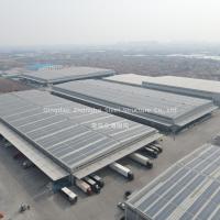 China High Strength Steel Structure Workshop Frameworks EPS Fiberglass Rockwool PU Cladding for sale