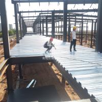 China Prefabricated Light Steel Structure Building Customized Portal Frame Factory 30T Crane for sale