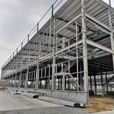 China Prefabricated Steel Structure Workshop Q355B H Beam 20m Span Industrial Building for sale