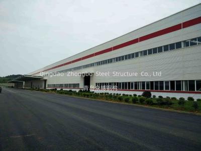 China Durable Steel Structure Workshop Prefabricated Industrial Building 30T Crane Capacity for sale