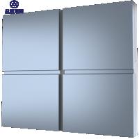 China Rock Wool Core Composite Panel with Polyurethane Edge Sealing 50mm Thickness Class A Non Combustible for sale