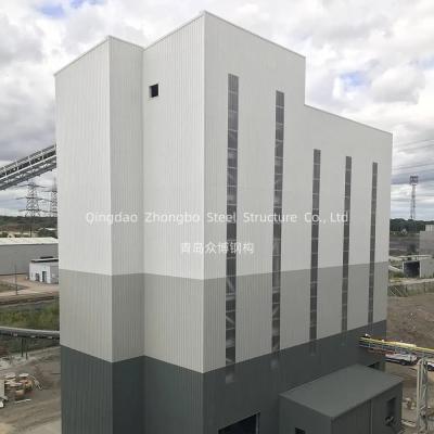 China Prefabricated Steel Structure Building Multi Storey Commercial Industrial Q355B H Beam 5 20 Ton Crane for sale