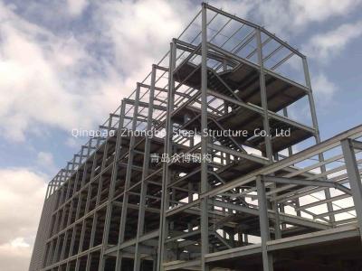 China Lightweight Commercial Steel Building Q355B Frame Quick Assembly for Hotel Office Supermarket for sale