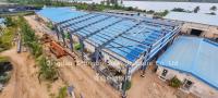 China Prefabricated Steel Structure Building Long Span 20 Ton Crane Capacity Industrial Warehouse for sale