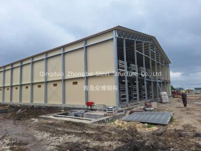 China Q235 Q355 Steel Prefab Poultry House 50 Year Life Custom Design for sale