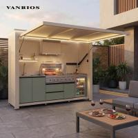 China IP67 Aluminum Outdoor Kitchen BBQ Pod Hydraulic Canopy LED Lighting System for sale
