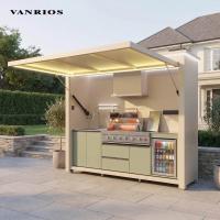 China IP67 Aluminum Outdoor Kitchen BBQ Pod Hydraulic Canopy LED Lighting System for sale