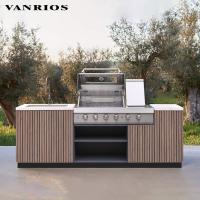 China Powder Coated Aluminum Modular Outdoor Kitchen Sets With  Grill Tailored Versatility for sale