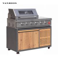 China Framework Aluminum Freestanding Gas Grills SUS304 With Thermal Distribution Heat Retention for sale