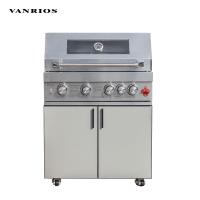China Commercial Grade Double Layer Hood Barbecue Built In Freestanding Grill High Heat Infrared Rotisserie System for sale