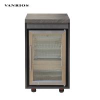 China Insulated Glass Cooler Outdoor Kitchen Fridge Cabinet 63L Intelligent for sale
