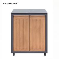 China Scratch Resistant Durable Storage Outdoor Kitchen Cabinet With Textured Protective Coating for sale