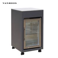 China Modern Built In Outdoor Kitchen Fridge Cabinet With 63L Beverage Cooler for sale