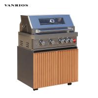 China Elite Outdoor Free Standing Bbq Grill With Powder Coated Aluminum Construction for sale