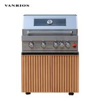 China Elite Outdoor Free Standing Bbq Grill With Powder Coated Aluminum Construction for sale