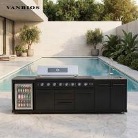 China 29.2 KW 99500 BTU Outdoor Kitchen Set Piezo Ignition with Professional Gas Grill for sale