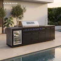 China 29.2 KW 99500 BTU Outdoor Kitchen Set Piezo Ignition with Professional Gas Grill for sale