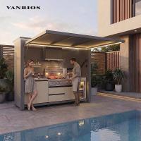 China Entertainment Ready Outdoor BBQ Pod with TV Mount & Smart Power for sale