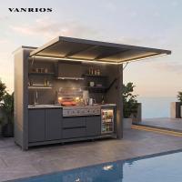 China Architectural Outdoor BBQ Pod For Modern Living Spaces Outdoor Kitchen Island for sale
