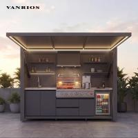 China Architectural Outdoor BBQ Pod For Modern Living Spaces Outdoor Kitchen Island for sale