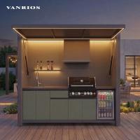 China Gas Grill Architectural Pavilion Outdoor BBQ Pod For Premium Outdoor Entertaining for sale