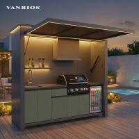 China Gas Grill Architectural Pavilion Outdoor BBQ Pod For Premium Outdoor Entertaining for sale