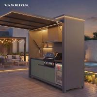 China Gas Grill Architectural Pavilion Outdoor BBQ Pod For Premium Outdoor Entertaining for sale