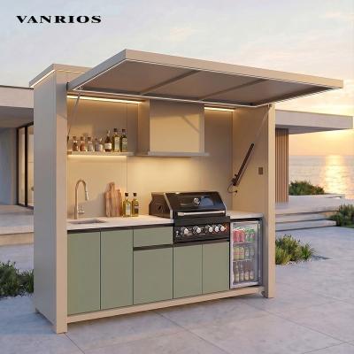 China Pavilion Featuring Architectural Outdoor Kitchen Suite Contemporary Designer for sale