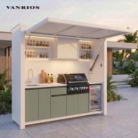 China Modular All In One Kitchen Outdoor BBQ Pod With Integrated Culinary Pavilion for sale