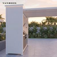 China Motorized Lift-Up Pavilion Garden Bbq Pod With Weather Protected Barbecue Cooking Station for sale