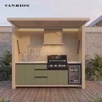 China UV Stable Outdoor Bbq Pods For Sale With Integrated Refrigeration Storage for sale