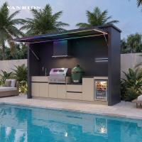 China Entertainment Center Outdoor BBQ Pod With Integrated Cooking & Social Space for sale