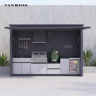 China Industrial Modular Outdoor Bbq Kitchen Pod & Entertainment Center for sale