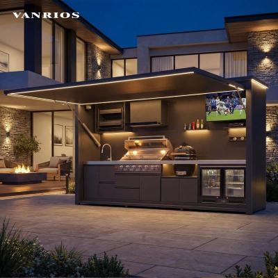 China Large Scale Hospitality Outdoor Kitchen Pod With High Capacity Workspace for sale