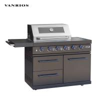 China Professional Stainless Steel Grill Cabinet Unit With Multi-Burner Gas Grill for sale