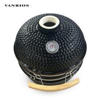 China Premium 21 Inch Egg Ceramic Charcoal Grill For Resorts Backyard BBQ for sale