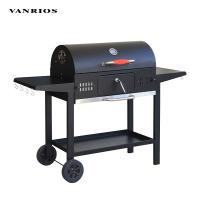 China Classic Freestanding Charcoal Smokers Grill With Side Shelves  25.8kg for sale