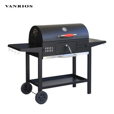 China Classic Freestanding Charcoal Smokers Grill With Side Shelves  25.8kg for sale