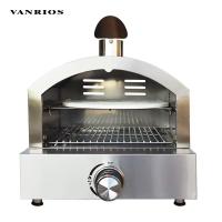China Compact Stainless Steel Tabletop Gas Pizza Oven Durable 330 × 340 Mm for sale