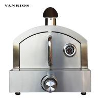 China Compact Stainless Steel Tabletop Gas Pizza Oven Durable 330 × 340 Mm for sale