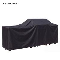 China Dustproof UV Resistant Outdoor Kitchen Island Cover Custom Fabric Enclosure Cover for sale