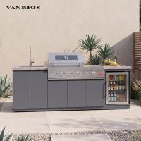 China Contemporary Outdoor Kitchen Set With Grill & Storage Bbq Kitchen Island for sale