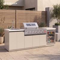 China Contemporary Custom Outdoor Kitchen Islands OEM ODM For Villa Hospitality for sale