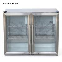 China OEM ODM Double Door 126L Outdoor Refrigerator With SUS304 Stainless Steel Construction for sale