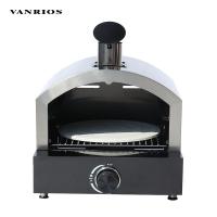 China Black Powder Coated Tabletop Gas Pizza Oven Outdoor Bbq Pizza Oven OEM ODM for sale