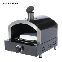 China Black Powder Coated Tabletop Gas Pizza Oven Outdoor Bbq Pizza Oven OEM ODM for sale