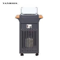 China Powder-Coated Aluminum Gas Fire Table with 55,000 BTU and Stainless Steel Burner for Outdoor Patio for sale