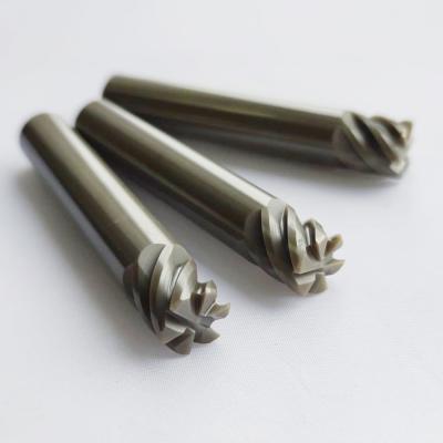 China Customized Ceramic End Mills For Machining Cr NI Fe Material Heatresitant End Mills for sale