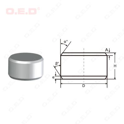 China K30 Flat top Tungsten Carbide Buttons HRA 90 For Oil Field for sale