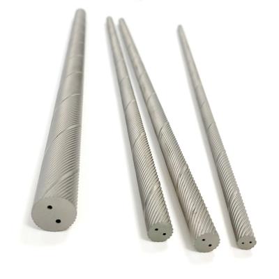 China Stainless Steel Titanium Alloy Cutting Tools Blank Carbide Helical Holes Rods for sale